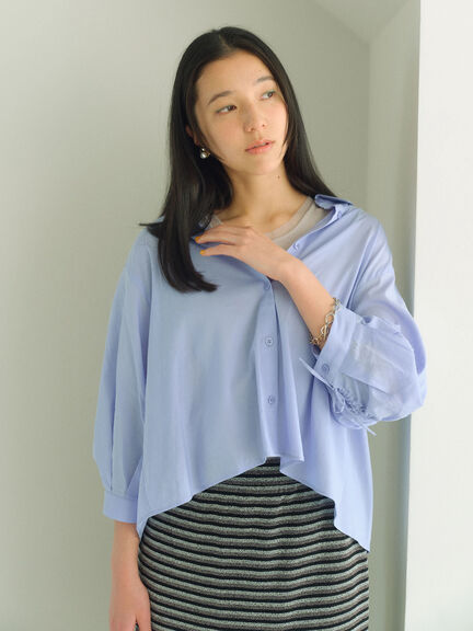 シャツ・ブラウス|Samansa Mos2 blue(サマンサモスモス ブルー シャツ・ブラウス|Samansa Mos2 blue(サマンサモスモス ブルー